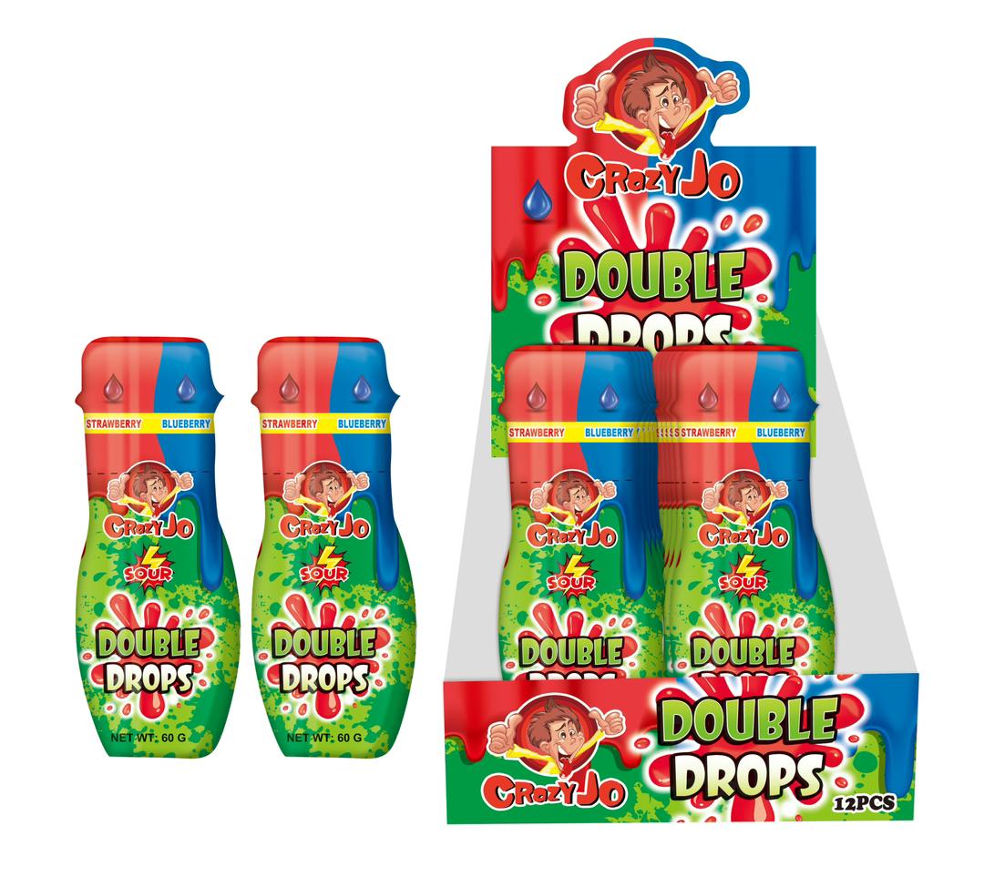 CRAZY JO Double Drops 60g x 12 – Candytheatre