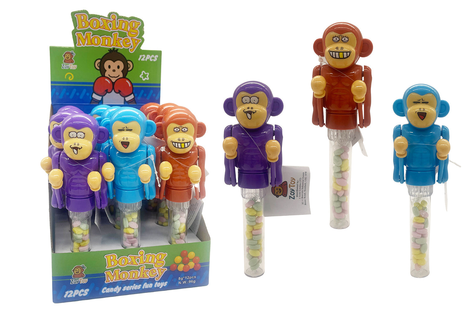 ZOY TOY - Boxing Monkey (Candy + Toy) – Candytheatre