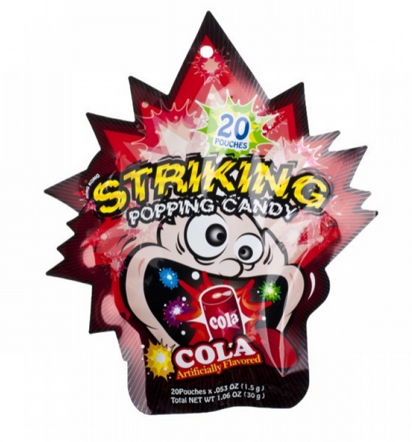 Striking Popping Candy 15g-Cola x 12 – Candytheatre