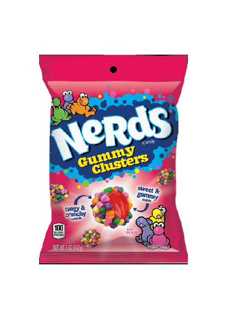Nerds Gummy Clusters Peg Bag 142g - 12ct – Candytheatre